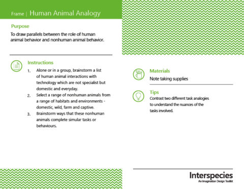 Interspecies Activity Cards – Interspecies Design