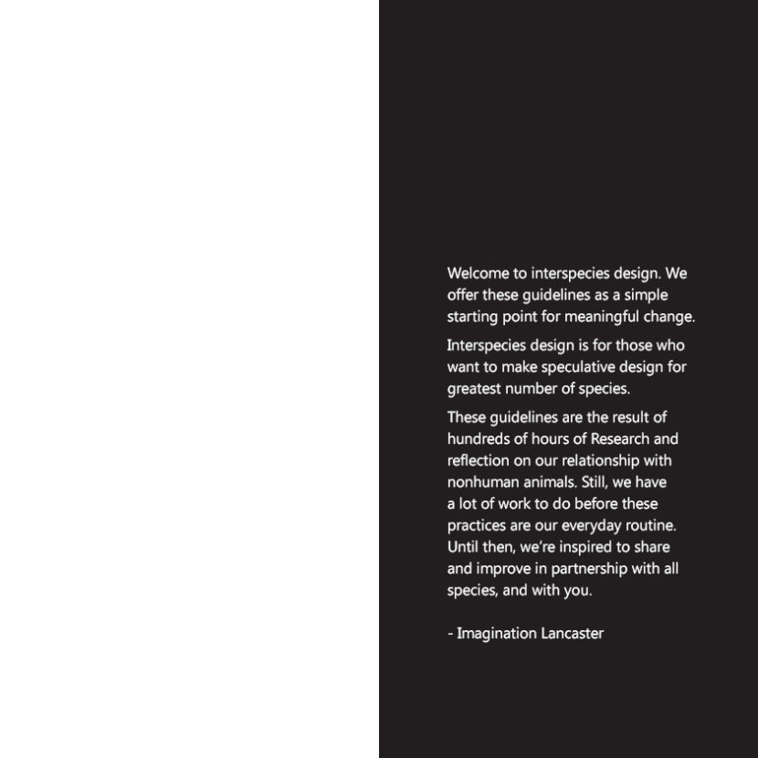 Interspecies Toolkit – Interspecies Design